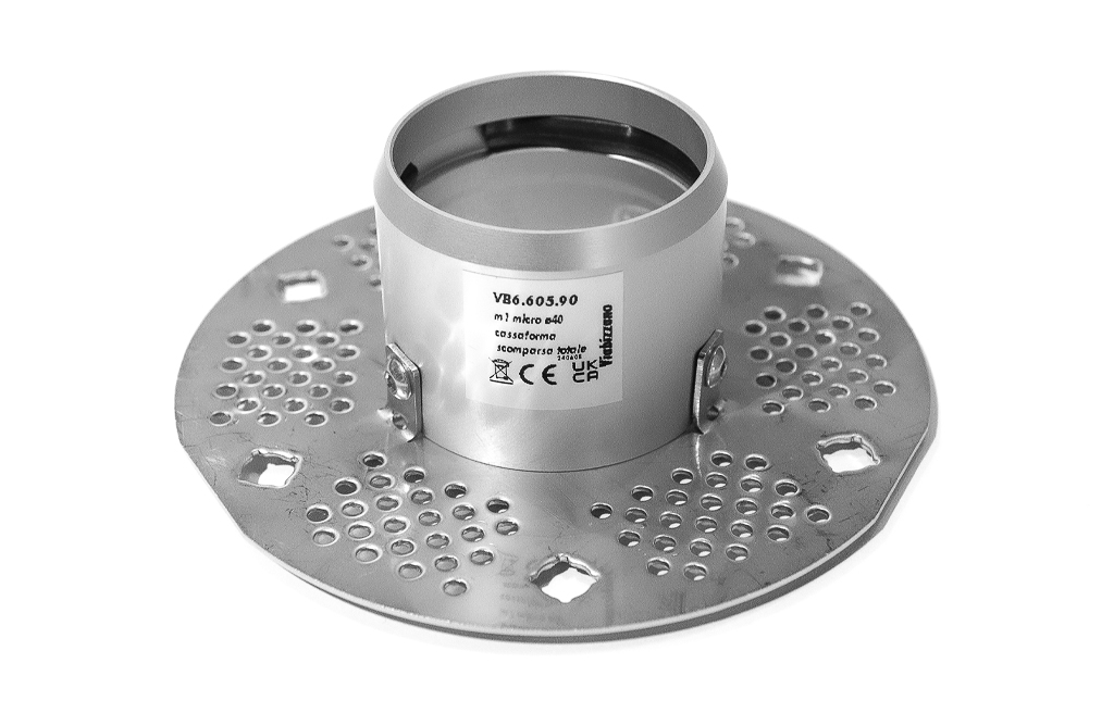 Закладная для светильника m1 micro scomparsa totale fisso Ø40mm VB6.605 ...